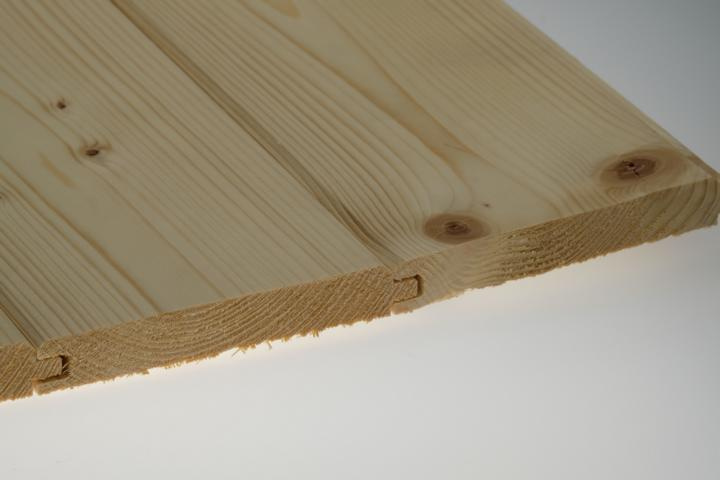 19x121mm Fichte-Fasebrett nord. DETAIL - Profil- und Fasebretter Außen ...